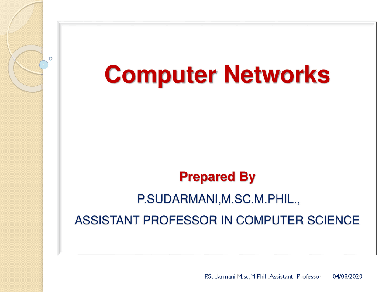 Computer Networks Definition Introduction Types of Computer Networks ...