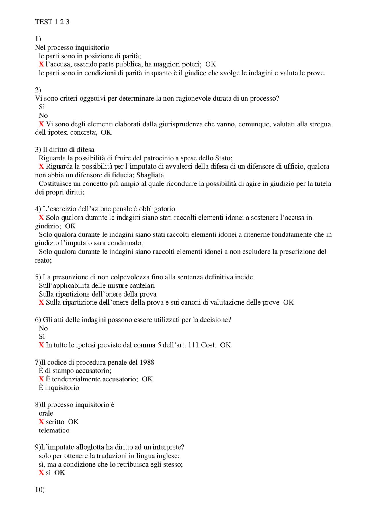 Diritto Processuale Penale Docsity