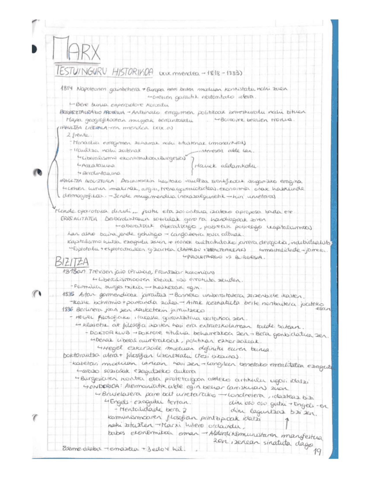 Apuntes Marx Filosofía Segundo De Bachillerato Docsity