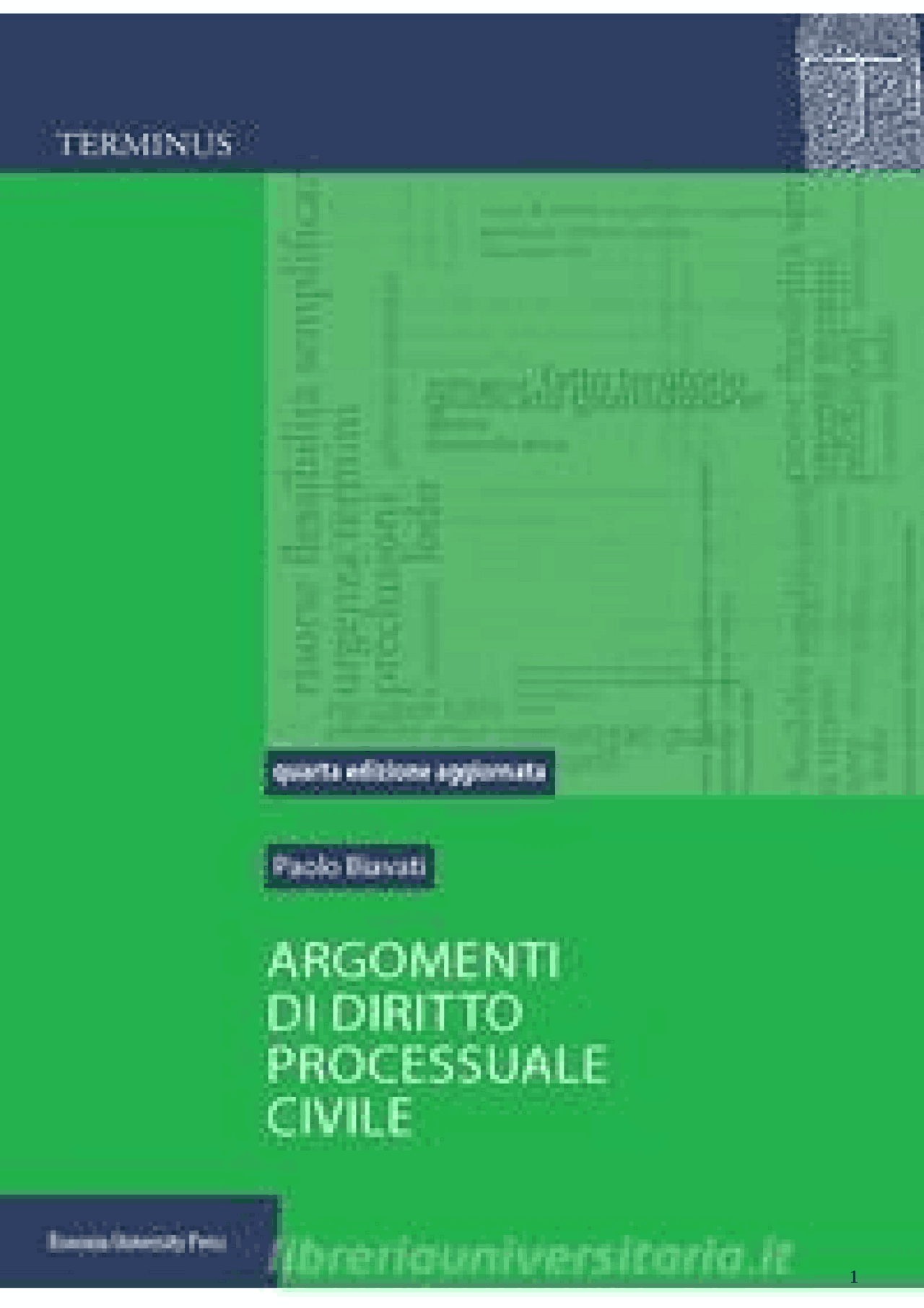 Riassunto Completo Manuale Di Diritto Processuale Civile Docsity