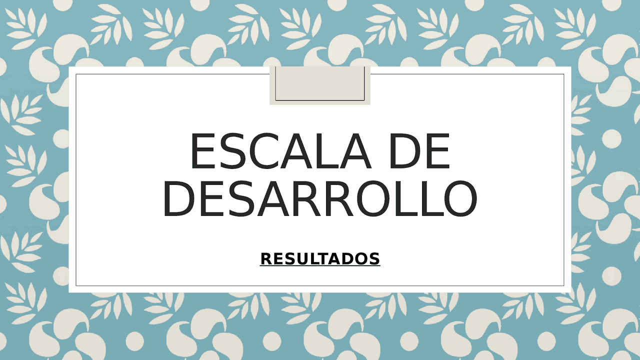 Escala Del Desarrollo Docsity