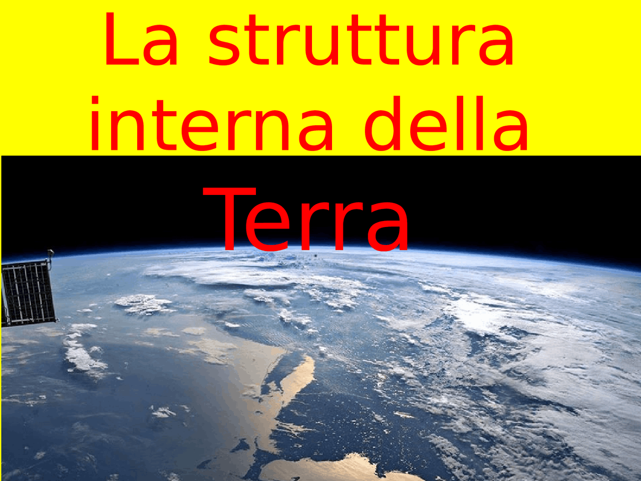 La struttura interna della Terra - Docsity