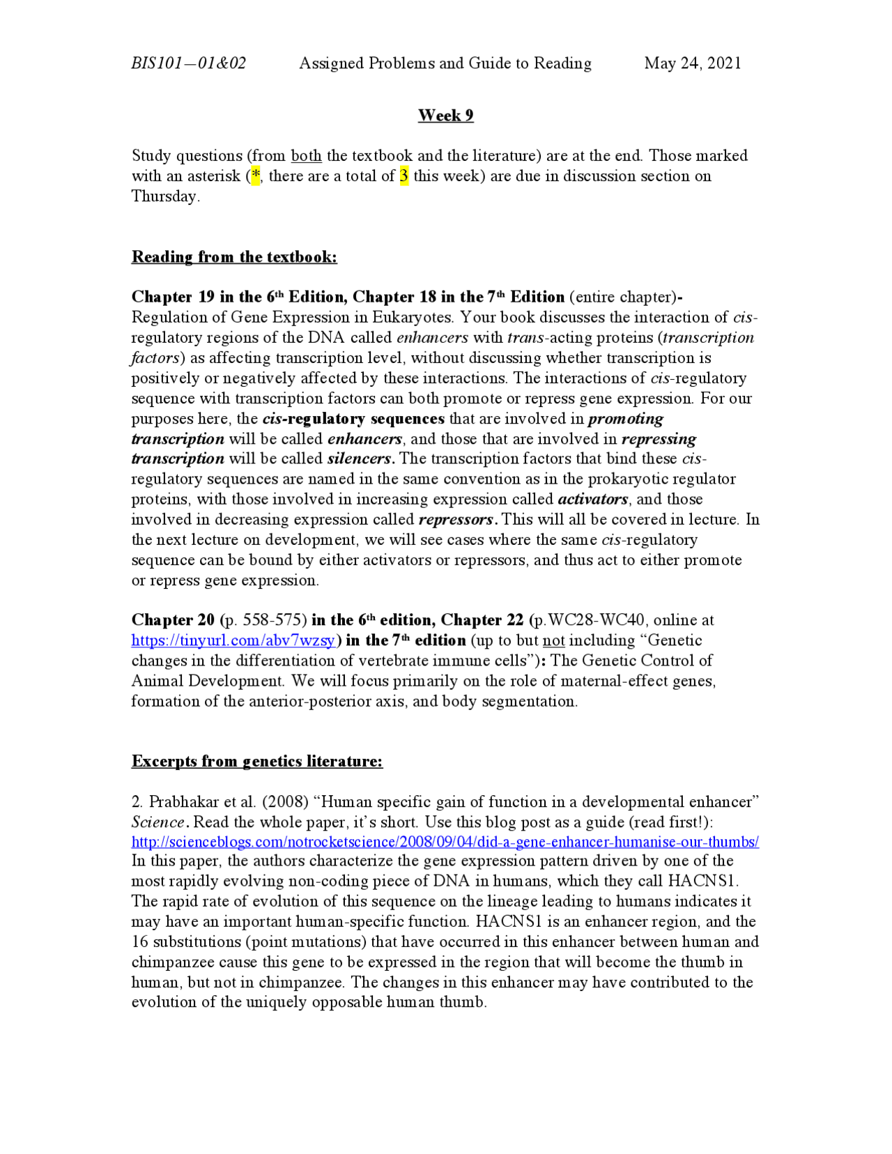 Problems And Guide To Reading Docsity