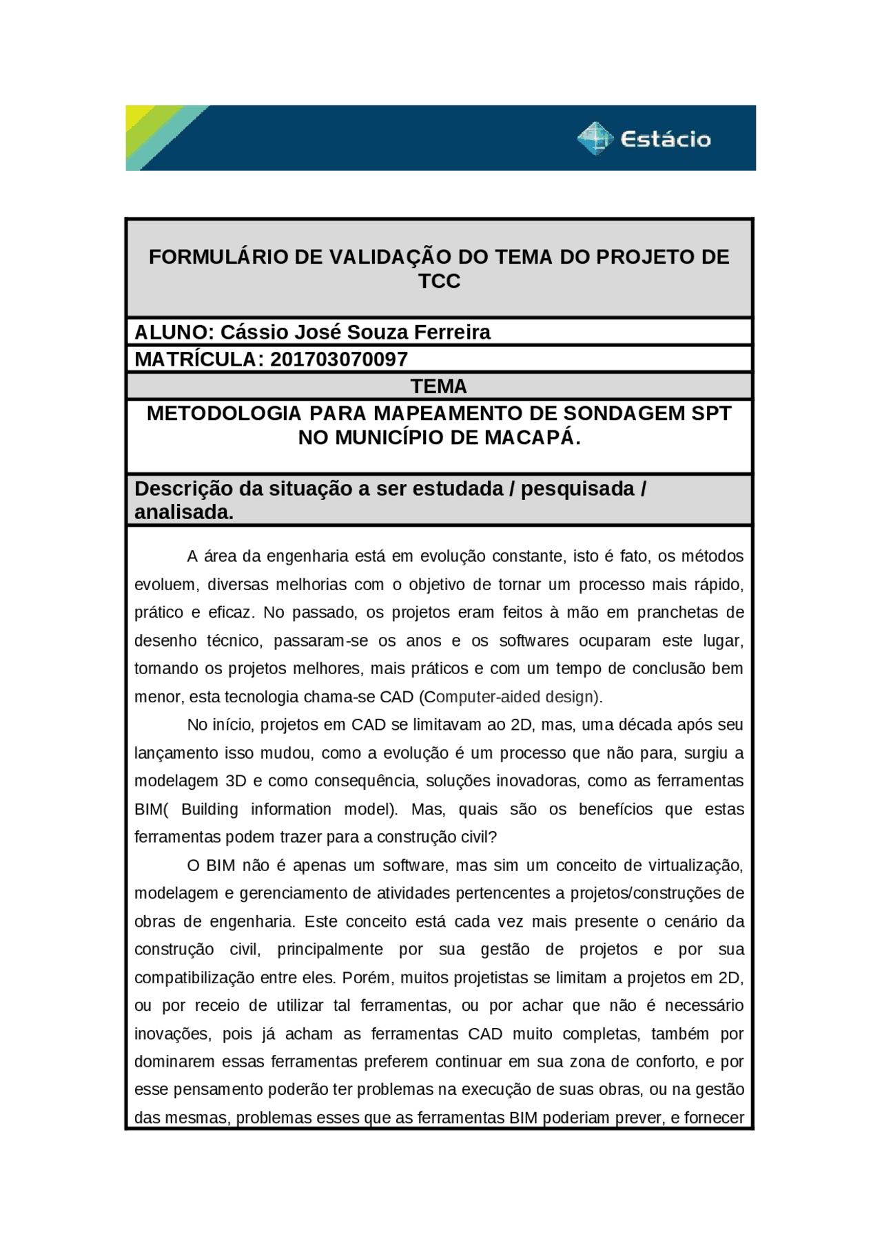 Tcc Em Engenharia Civil Docsity