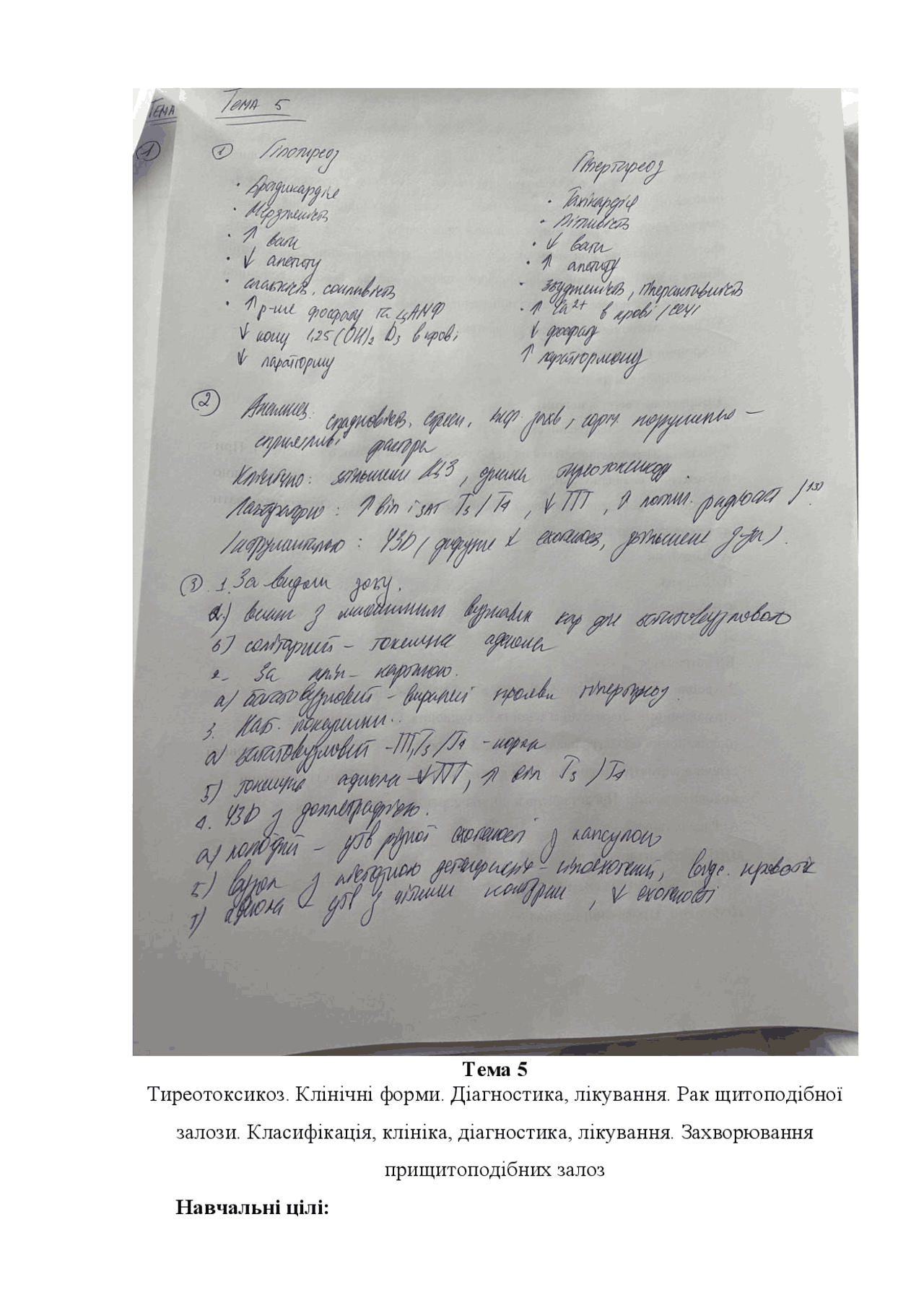 Внутренние болезни Ендокринология Docsity