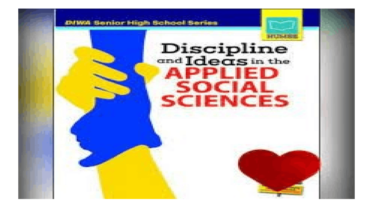 Disciplines in Applied Social Sciences Quarter 1 | Lecture notes ...