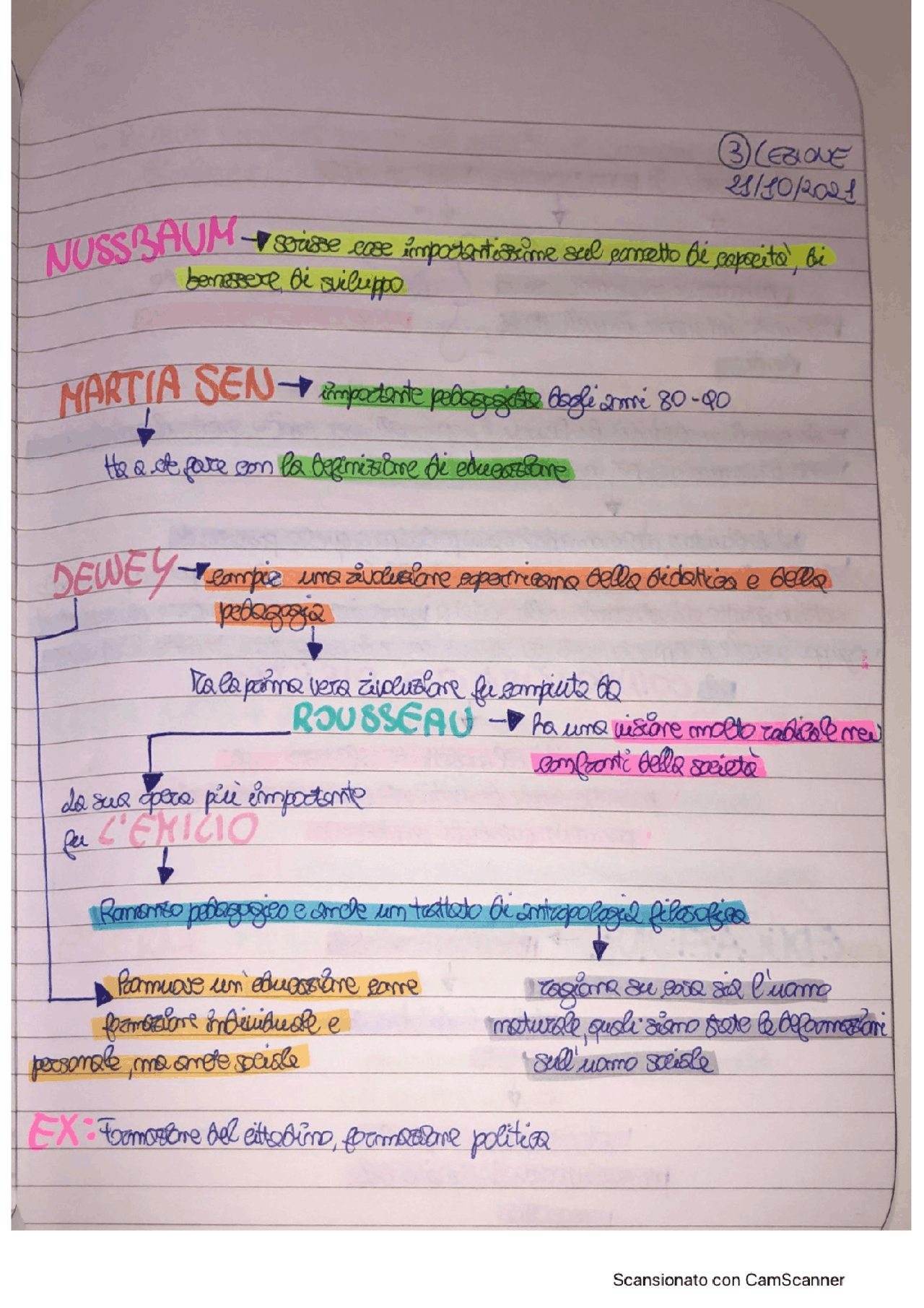 Appunti Della Terza Lezione Docsity