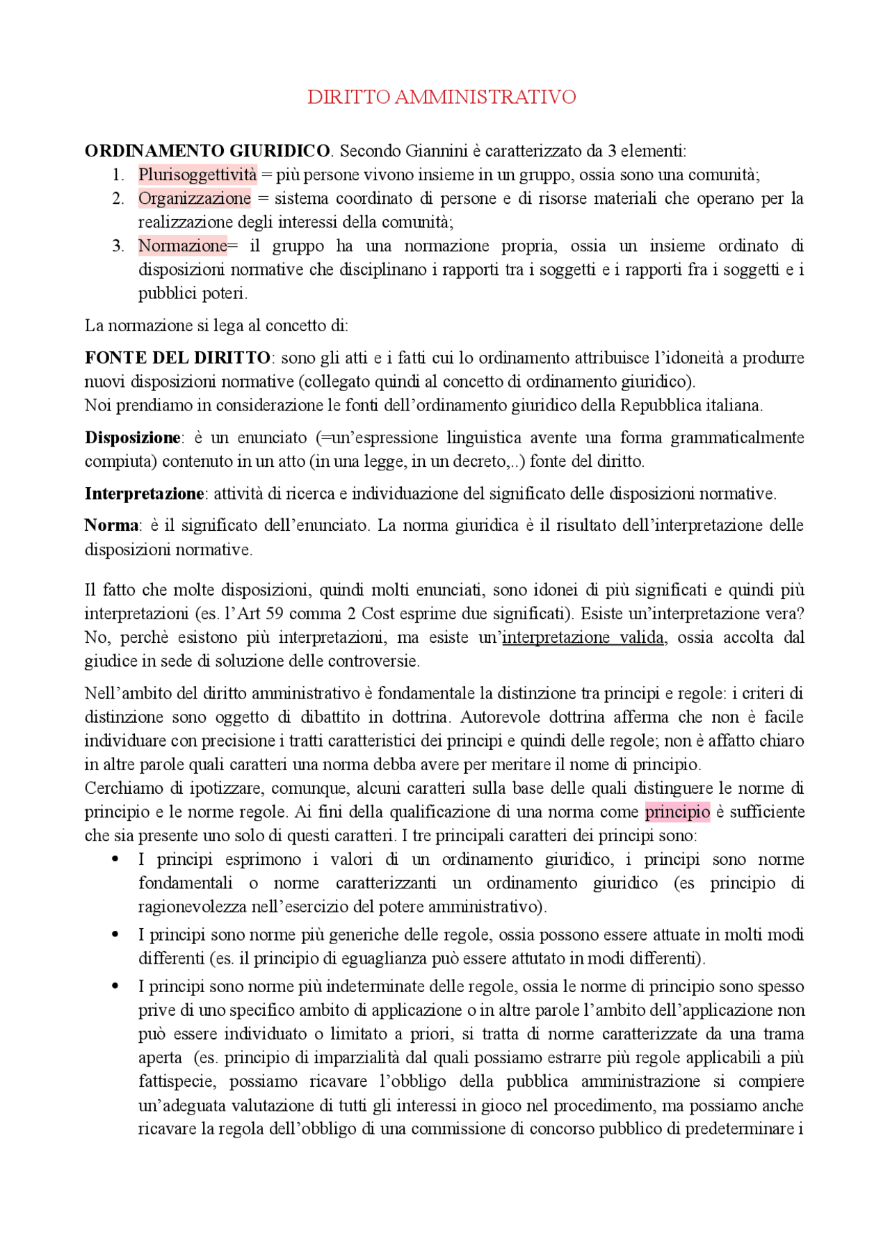 Appunti Lezione Con Integrazioni Libro Docsity