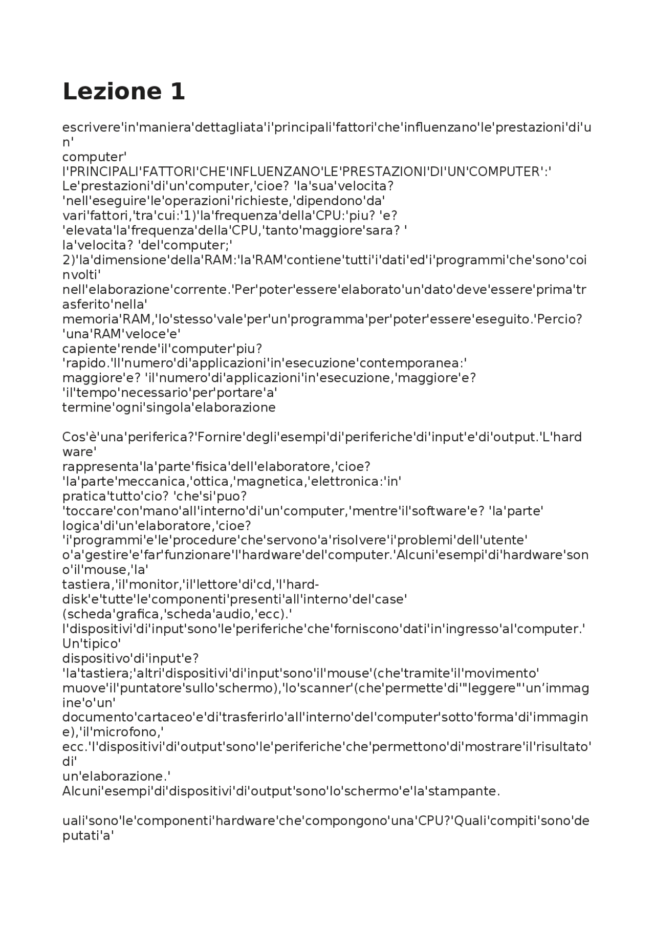 Paniere Abilit脿 Informatiche Docsity