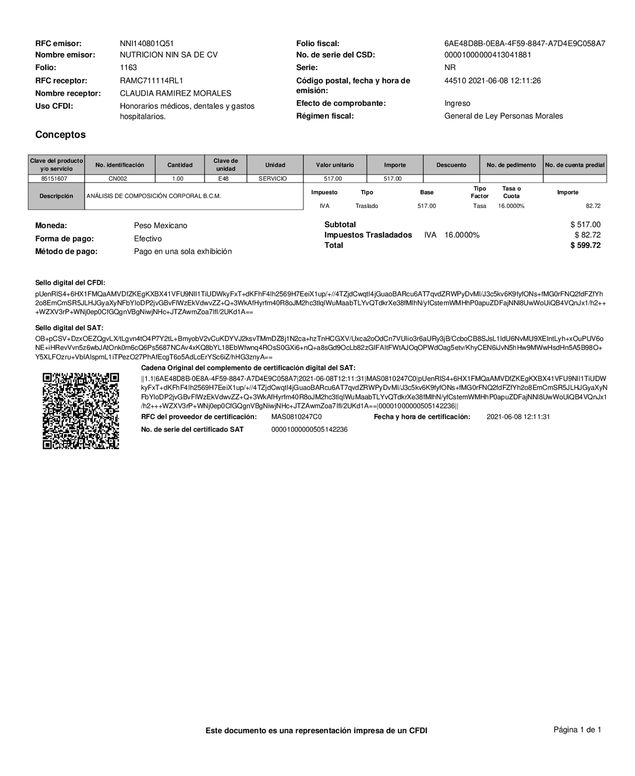 Ejemplo factura contable - Docsity