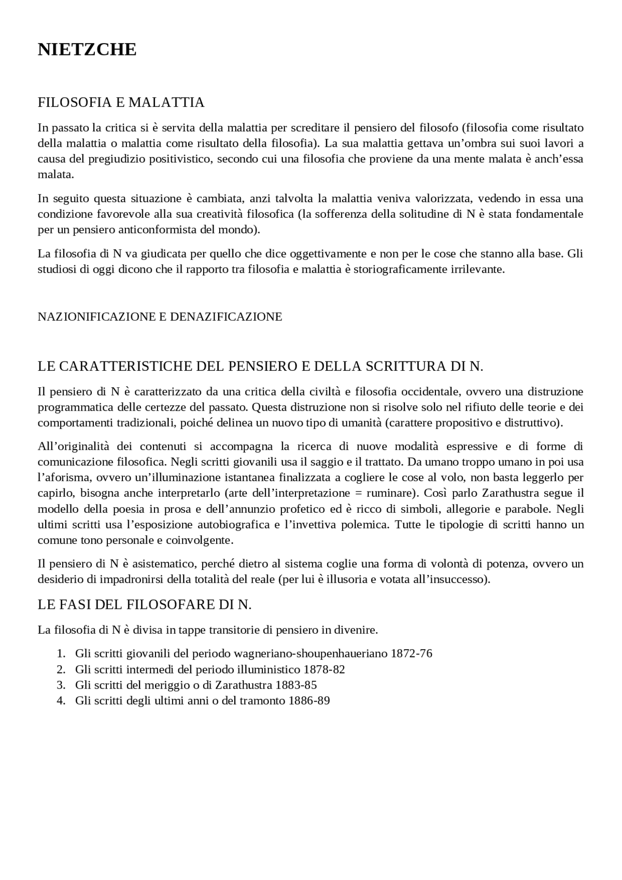 Un Po Di Filosofi Riassunto Docsity