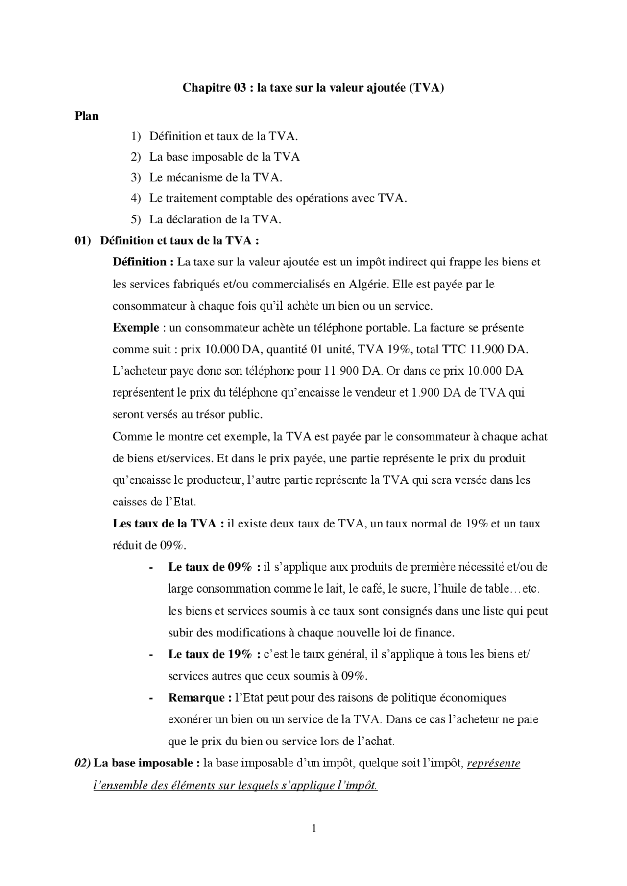 Comptabilité Financière Docsity