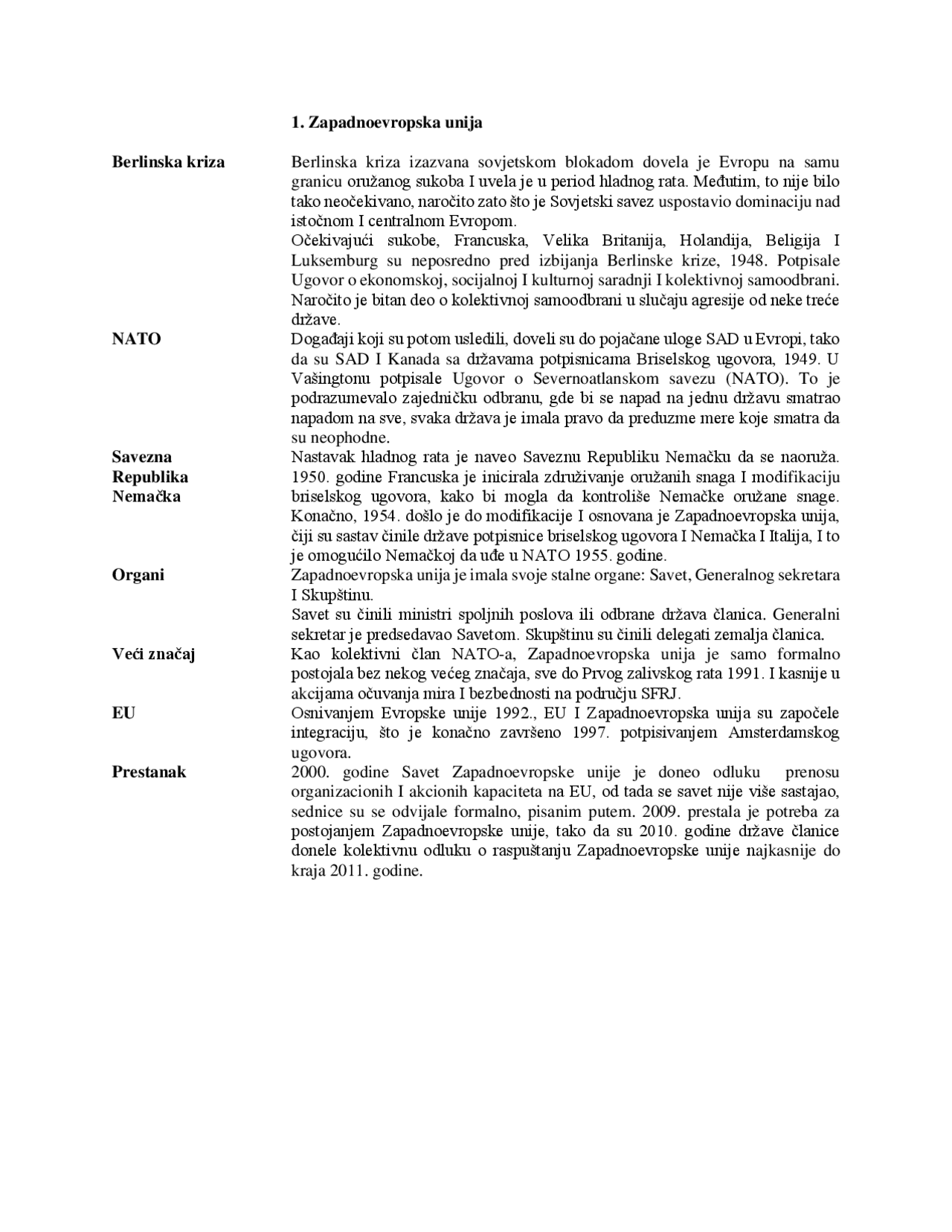 Skripta Iz Predmeta Pravo Evropske Unije Skripte Predlog Evropsko