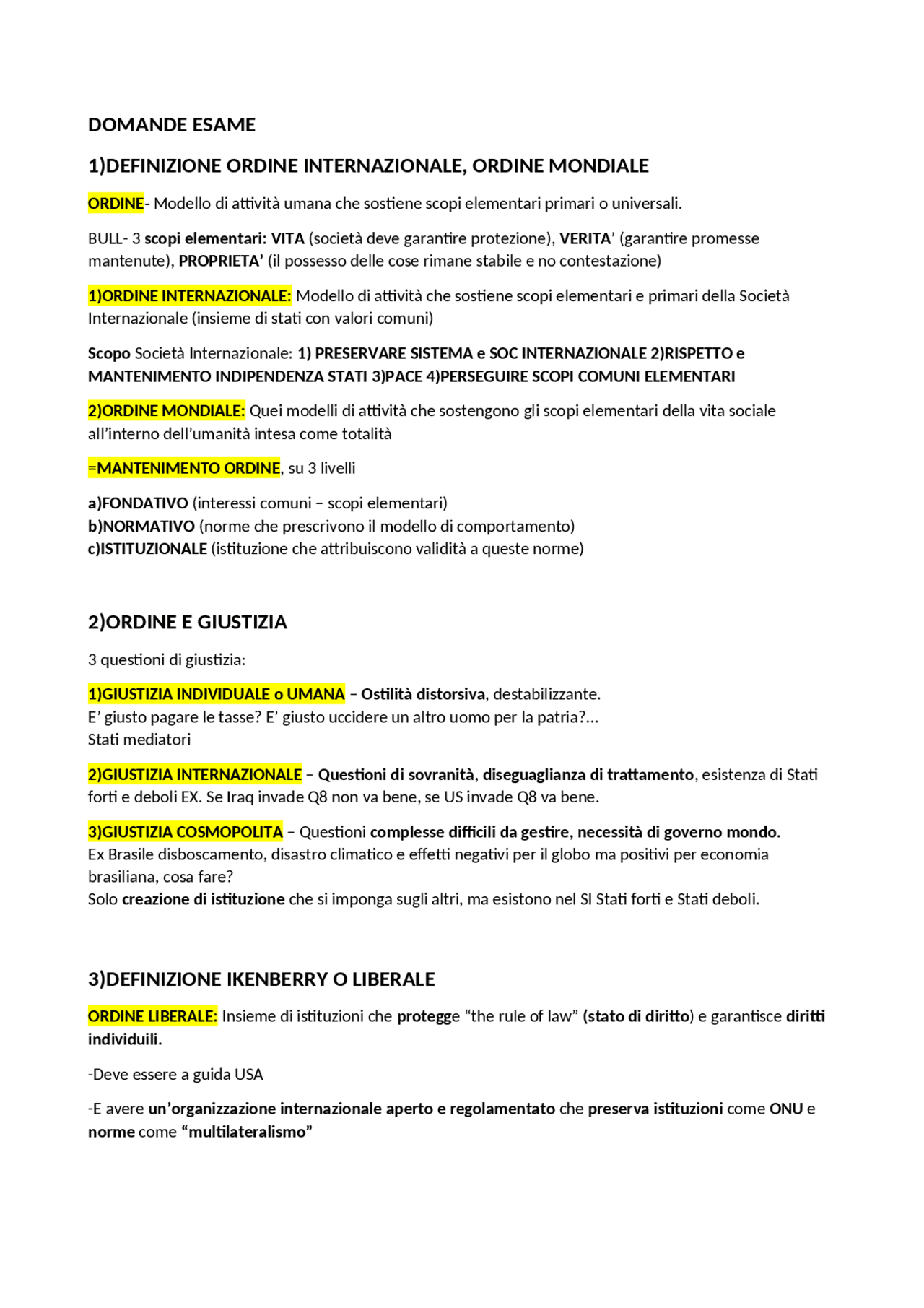 Appunti Riassuntivi Ri2 Per Esame Docsity