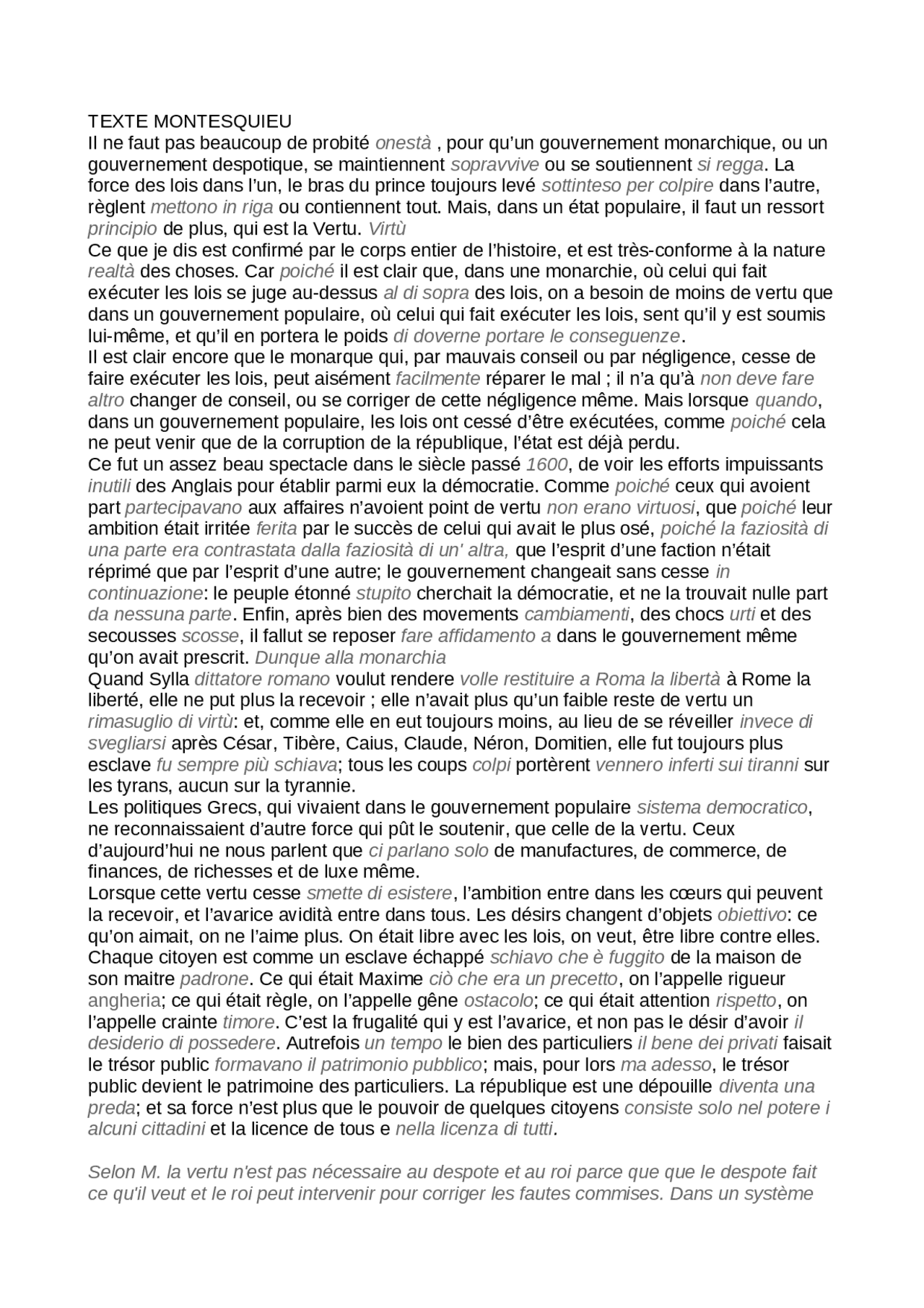 Analisi Alcuni Testi Docsity