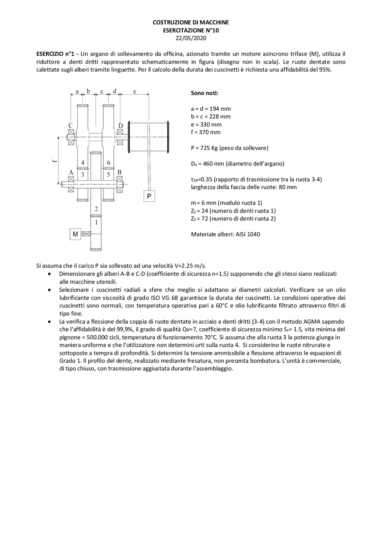 Ottimi Esercizi Per Pre Esame Completi E Corretti Docsity