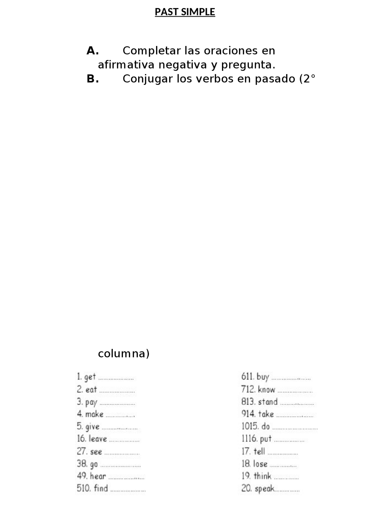 Activities In English Docsity Activities In English Docsity