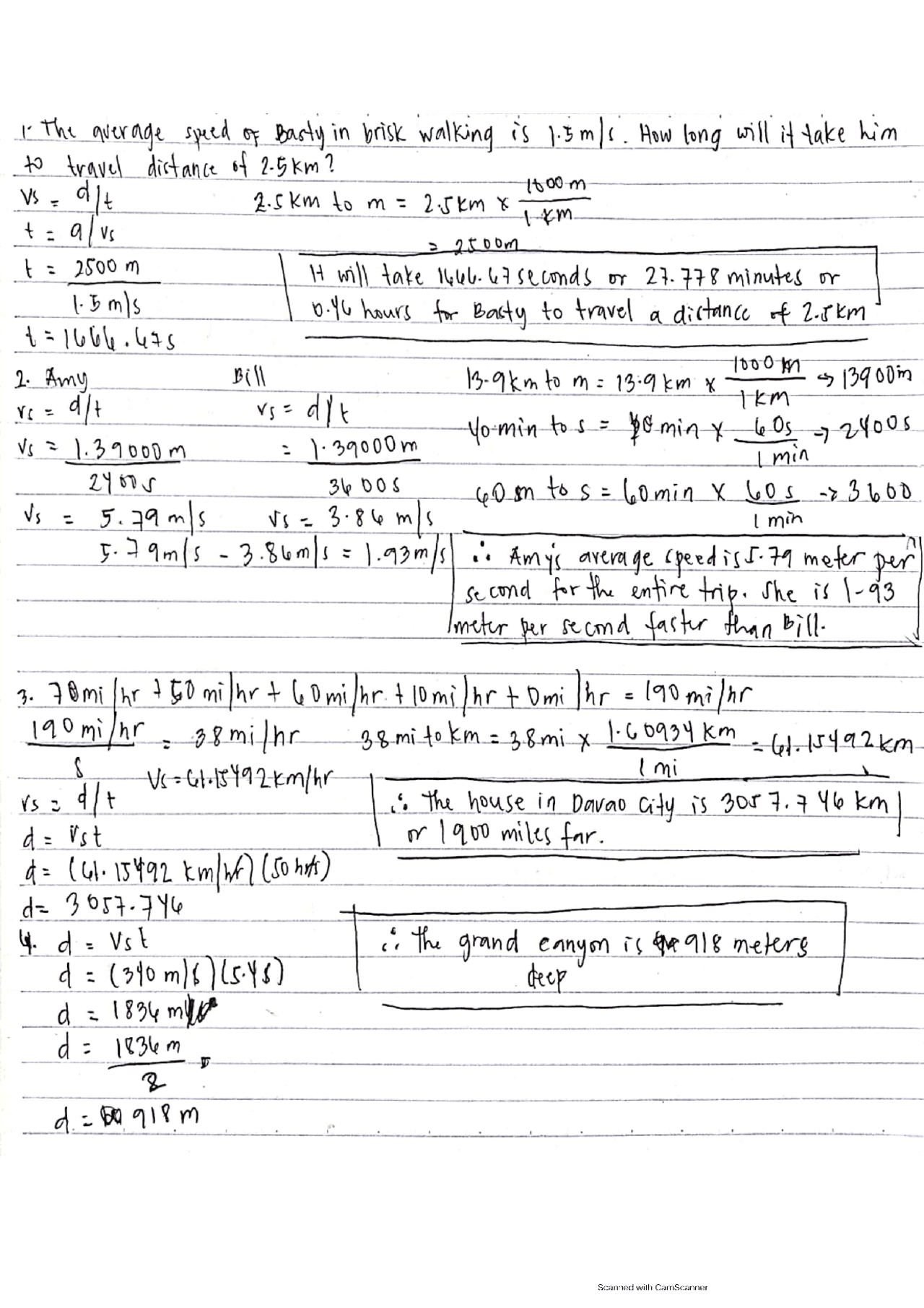 Answer Key For Module Docsity