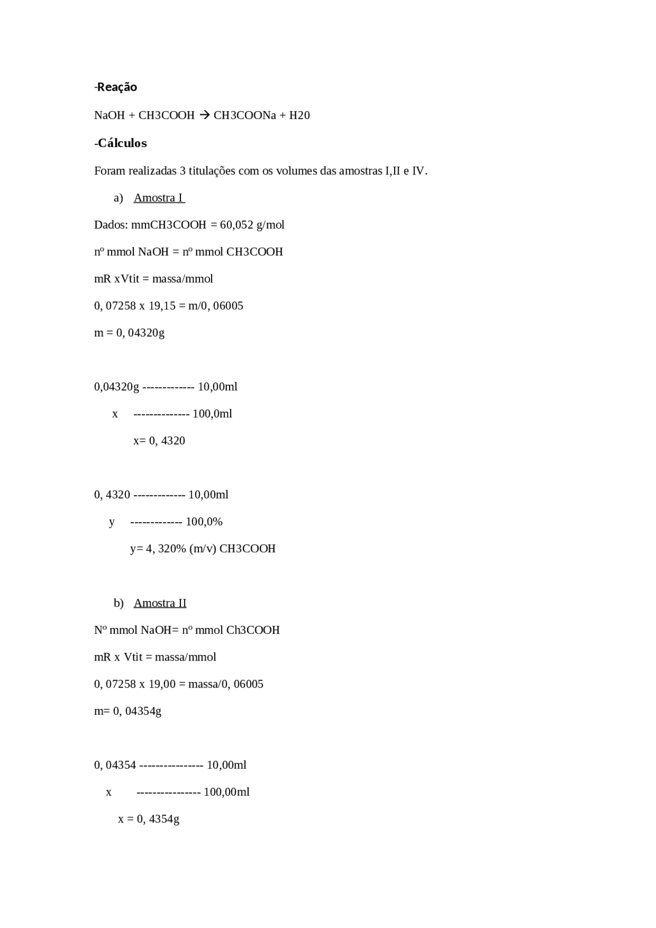 Química Analitica Pratica Docsity