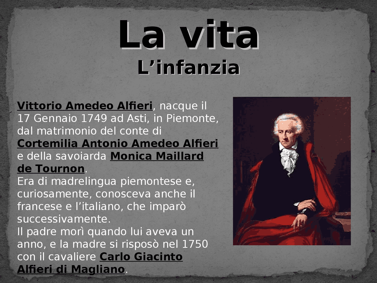 Vittorio Alfieri Vita E Opere Del Poeta Settecentesco Docsity