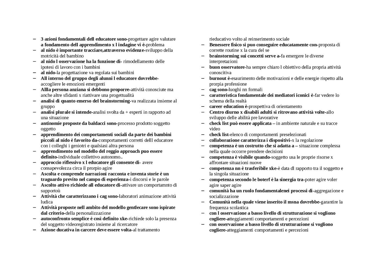 Didattica Generale Unipegaso Docsity