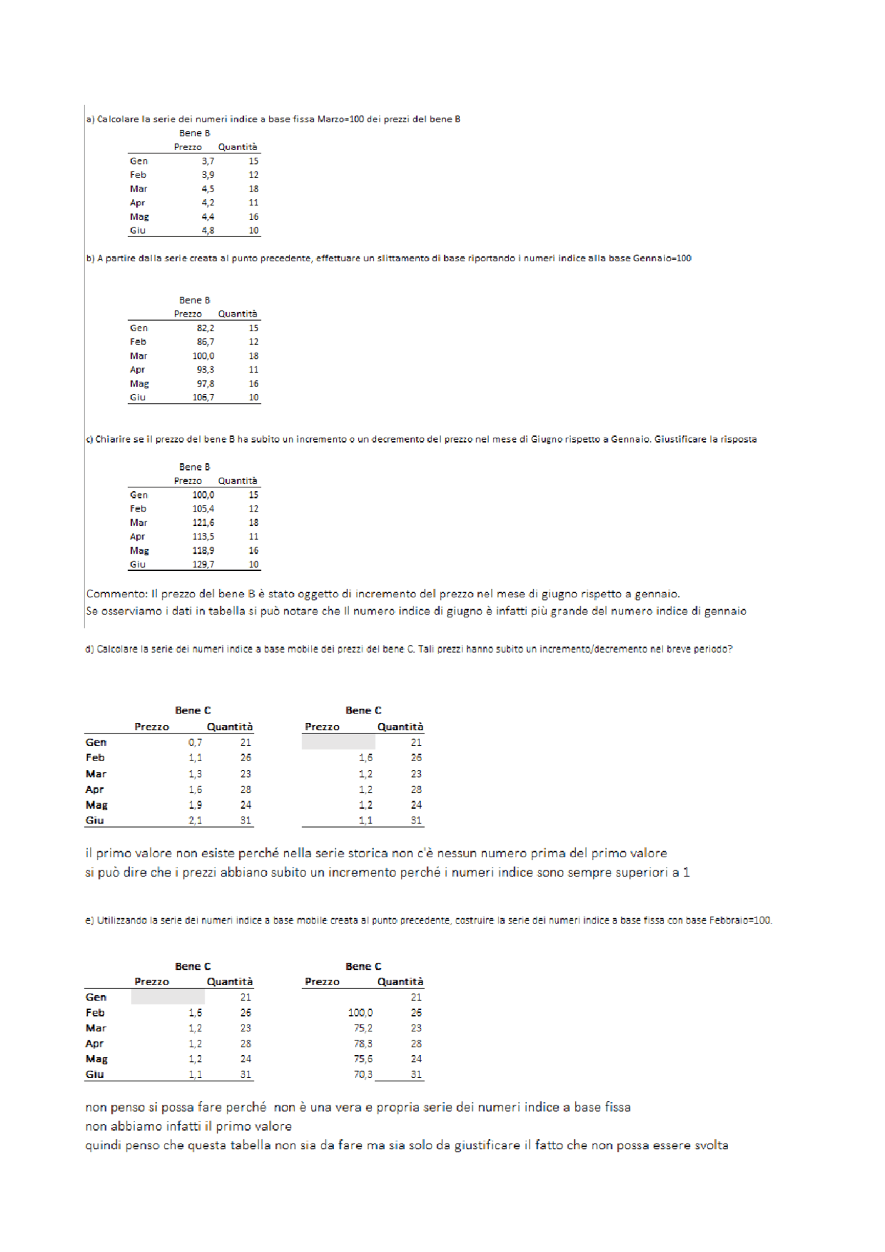 Elaborato Statistica Economica 2021 2022 Prove Desame Di Statistica