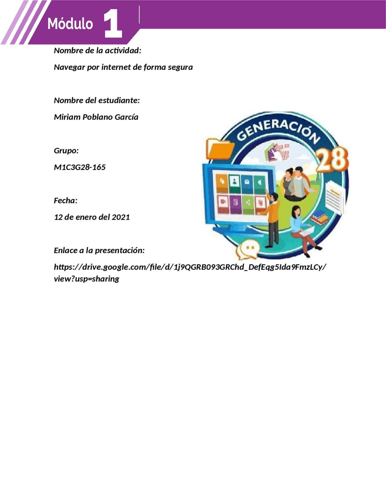 Actividad Integradora Del Modulo 1 Docsity