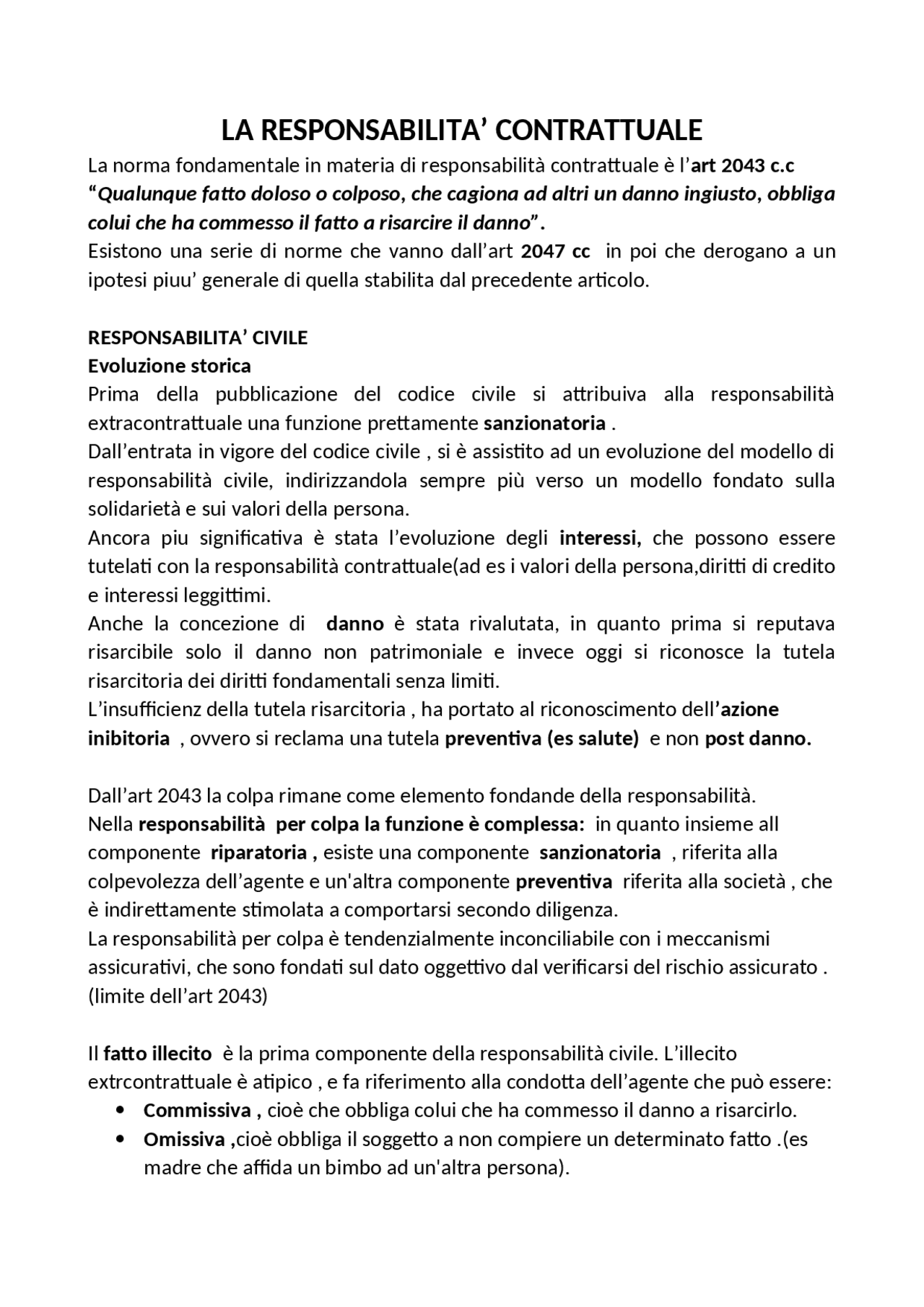 Riassunti Diritto Privato Docsity