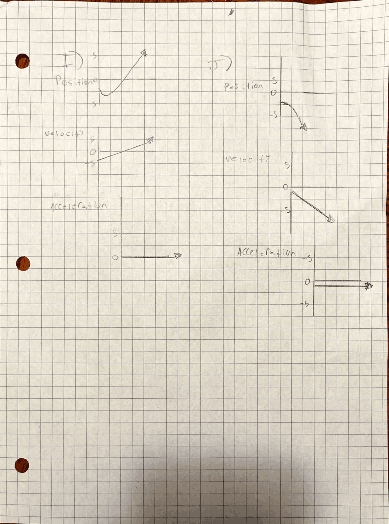 Kinematics Graphing Things Docsity