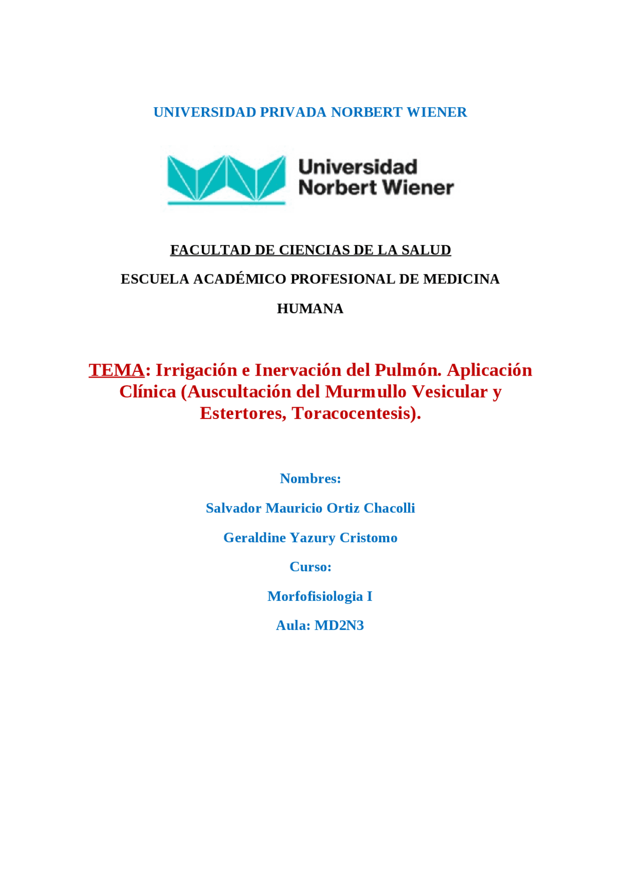 Inervación E Irrigación Pulmonar Monografías Ensayos De Anatomía