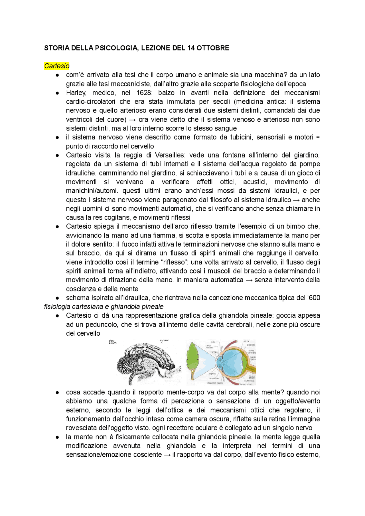 Cartesio Ed Empirismo Docsity