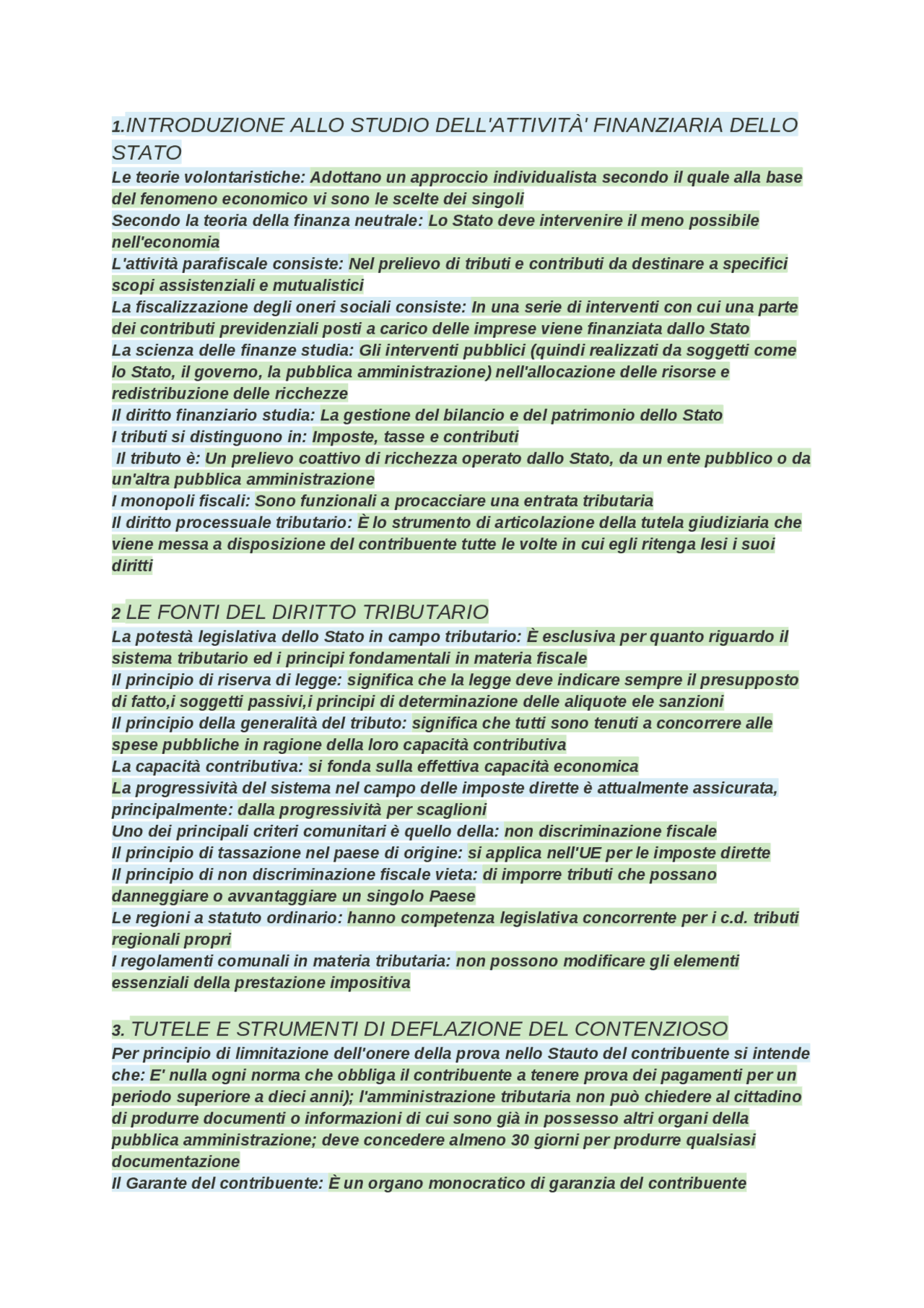Test Autovalutazione Diritto Tributario Test Dammissione Di Diritto