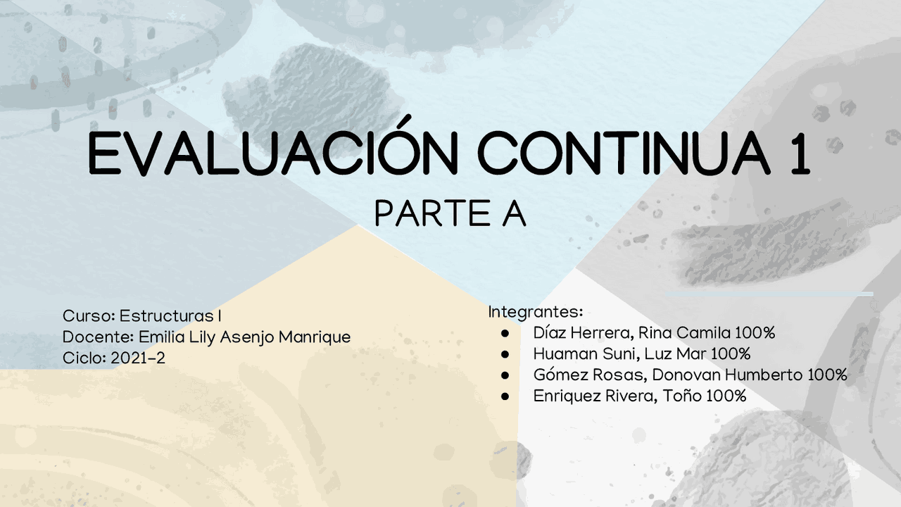 Tipos De Estructuras Docsity