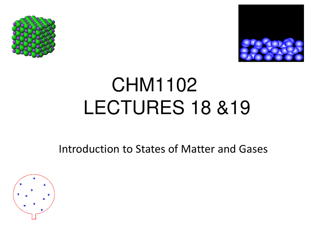 Introduction to States of Matter and Gases: Solids, Liquids, Gases, and ...