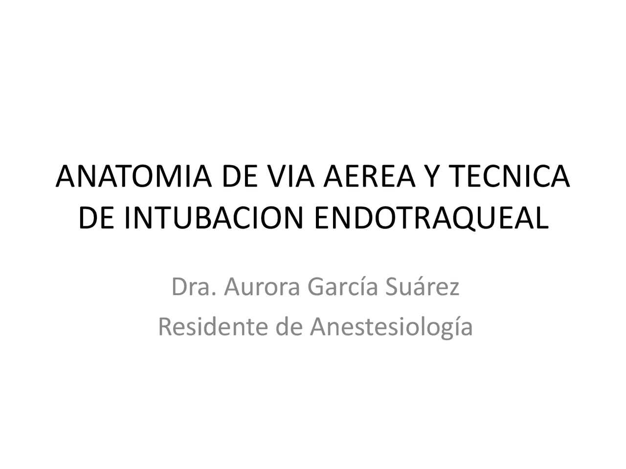 Anatomía De La Vía Aérea Slides De Biologia Docsity