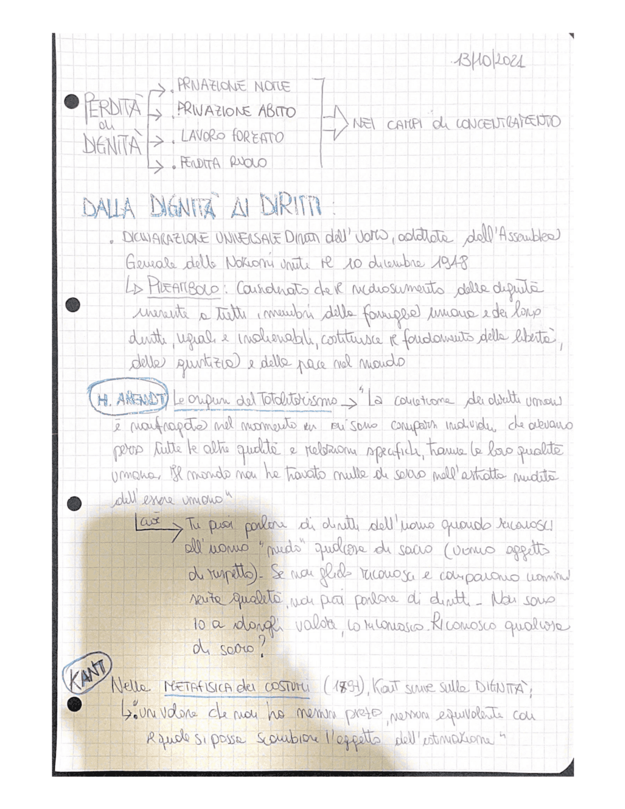 Appunti Di Bioetica Del 13102021 Docsity