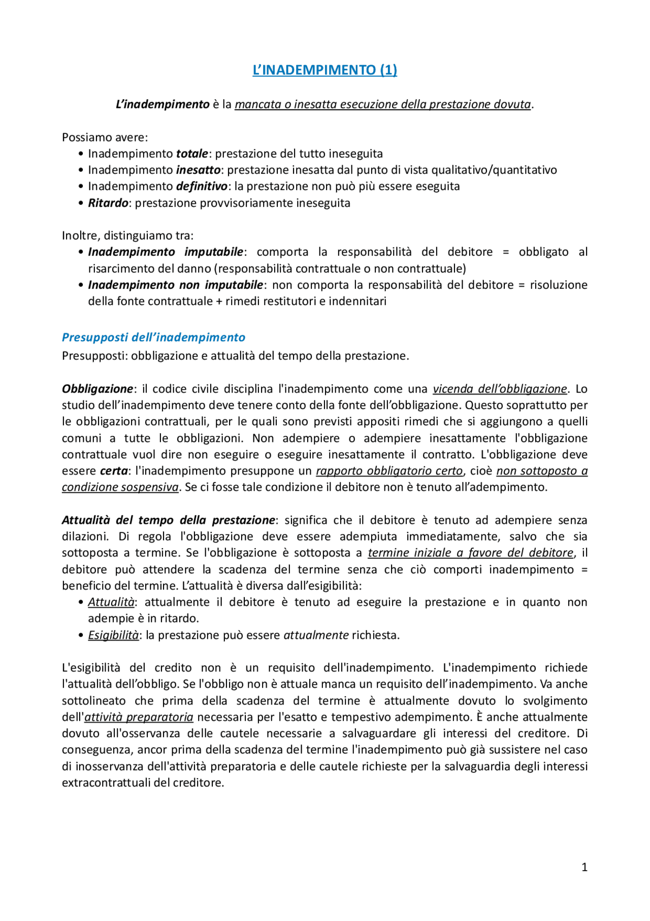 Sintesi La Responsabilità Bianca Docsity