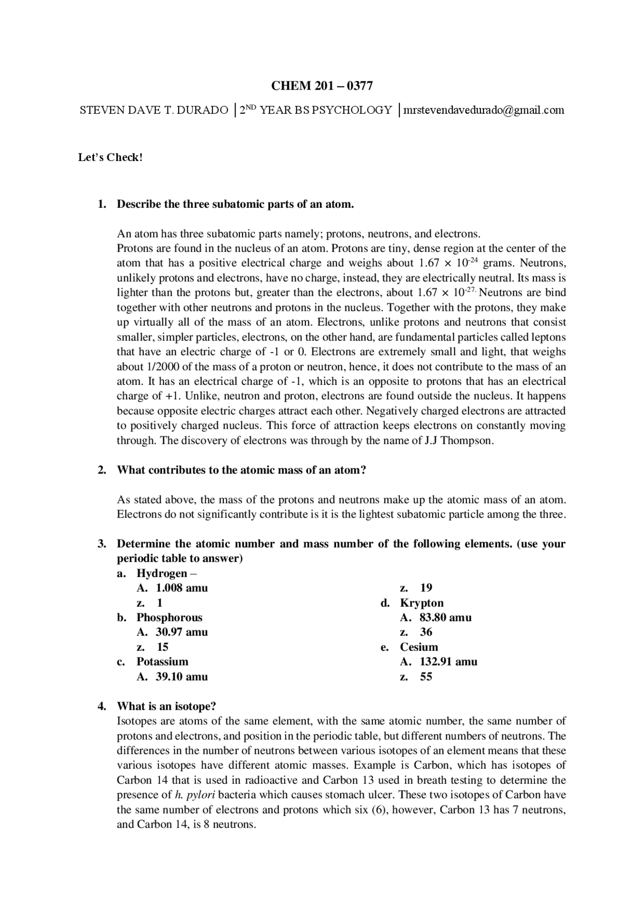 Structures Of Atoms By Steven Dave Docsity