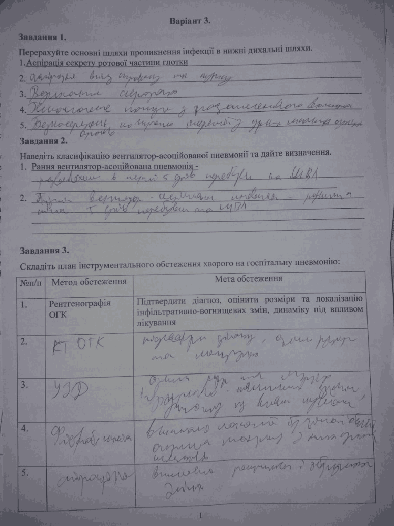 Пневмонії терапія роб зошит Docsity