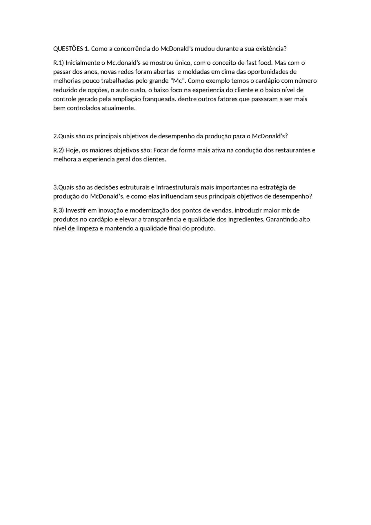 Exercicio De Gestão Docsity