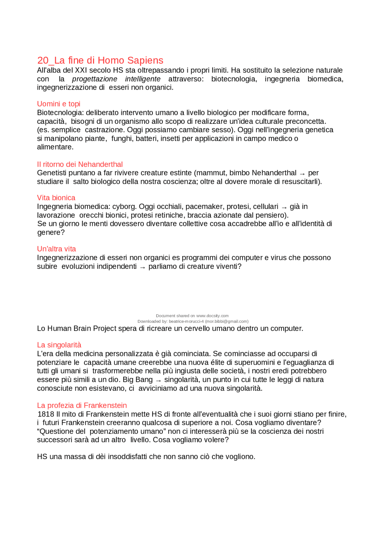 Storia Delleducazione Riassunti Docsity