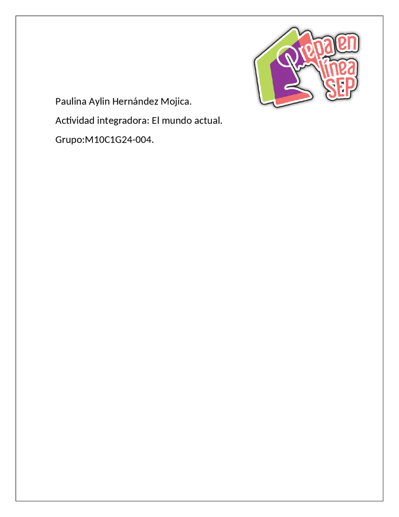 La Caja Modulo 12 Actividad Integradora 6 Docsity