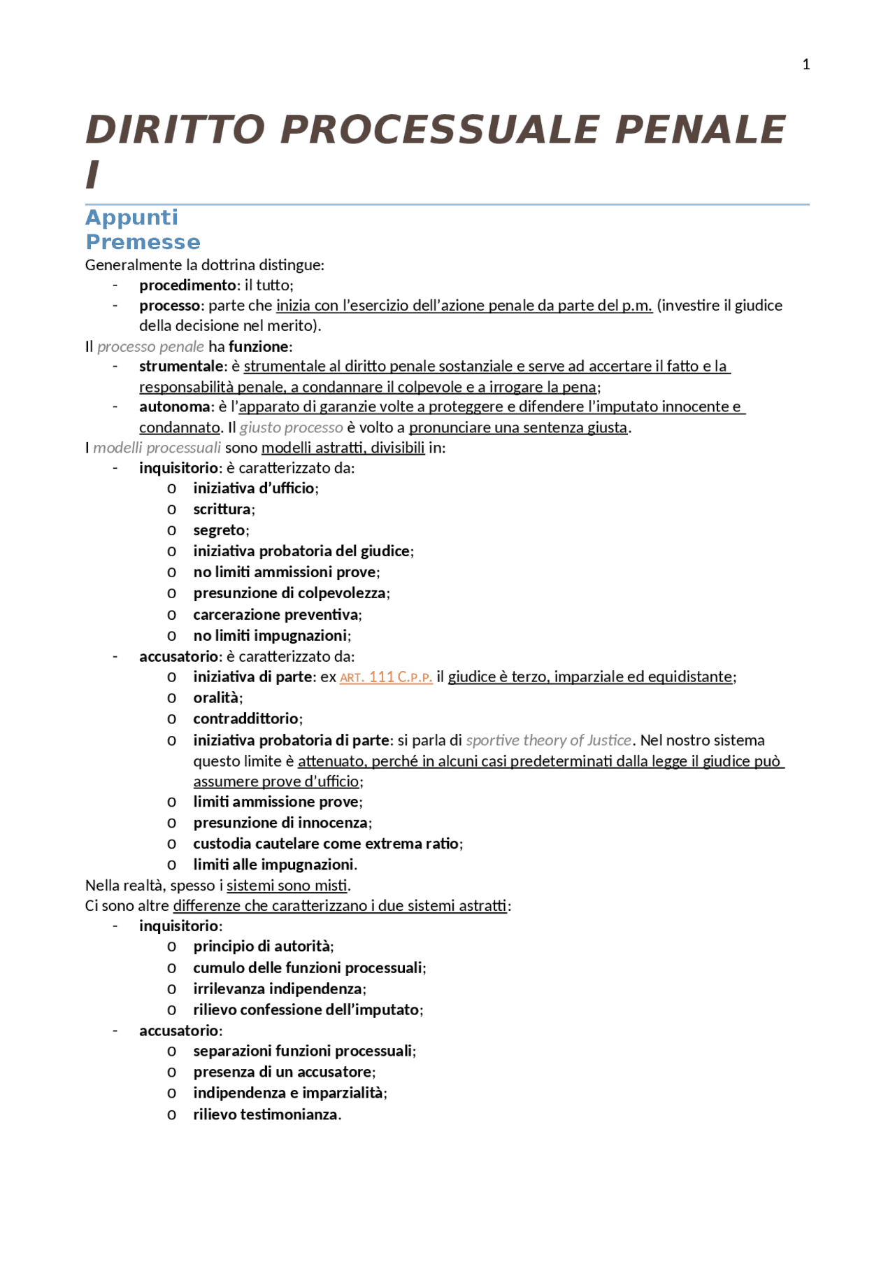 Domande Più Frequenti Di Diritto Processuale Penale I Docsity