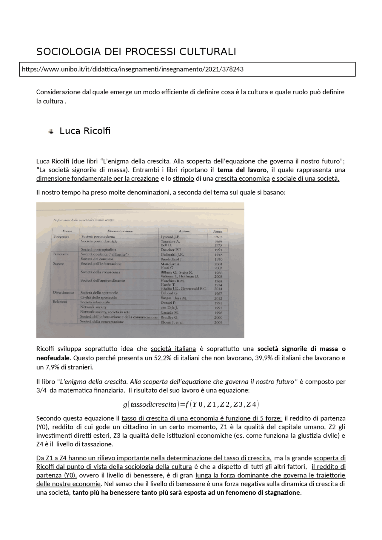 Primo Parziale E Domande Possibili Docsity