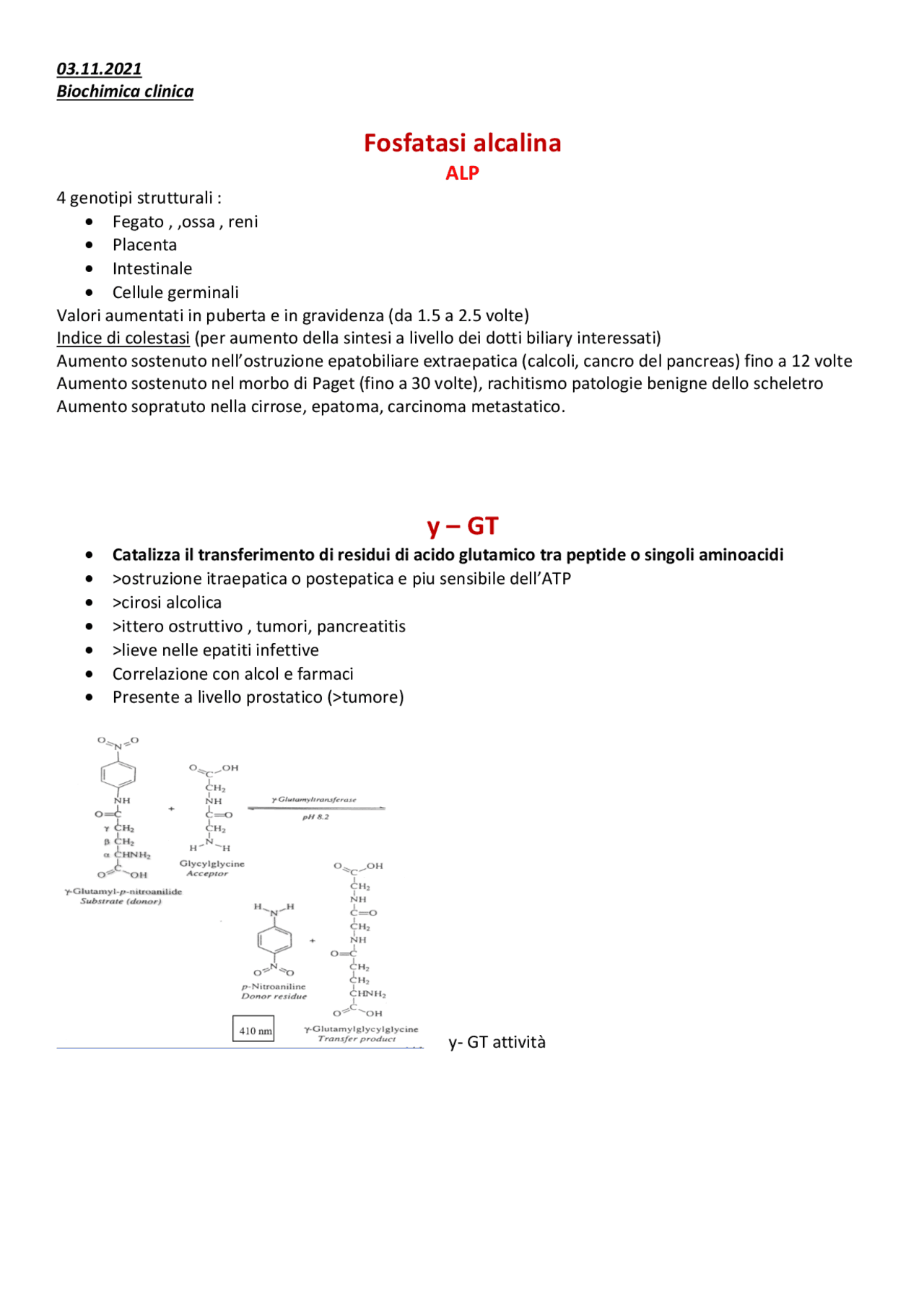 Biochimica Clinica Enzimi Skripte Predlog Biohemija Docsity