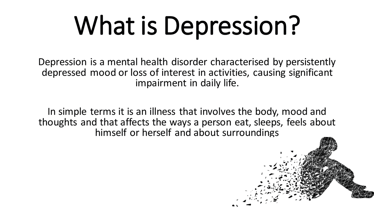 Depression and its causes and info about it - Docsity