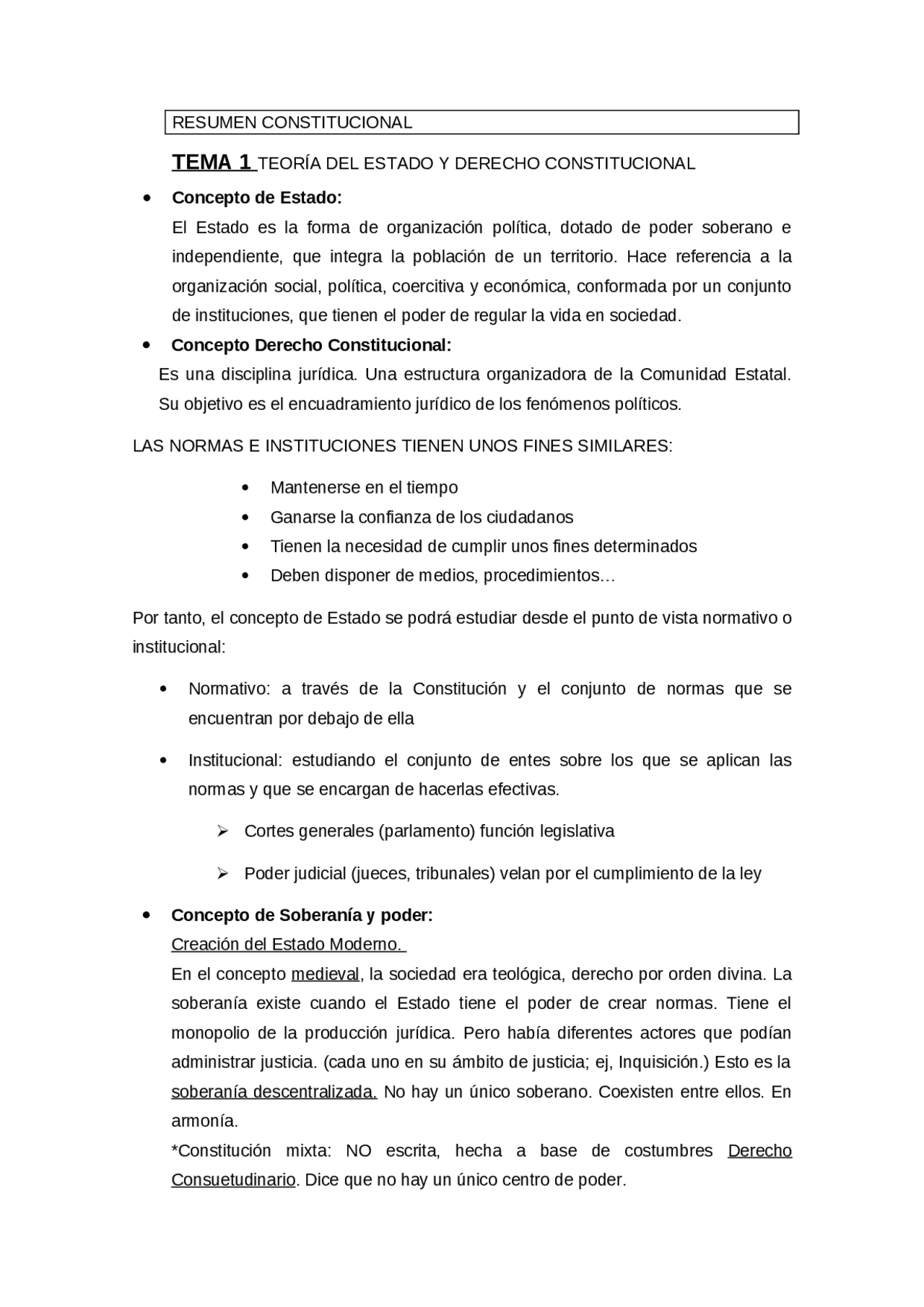 Resumen Constitucional: Teoría del Estado y Derecho Constitucional | Esquemas y mapas ...