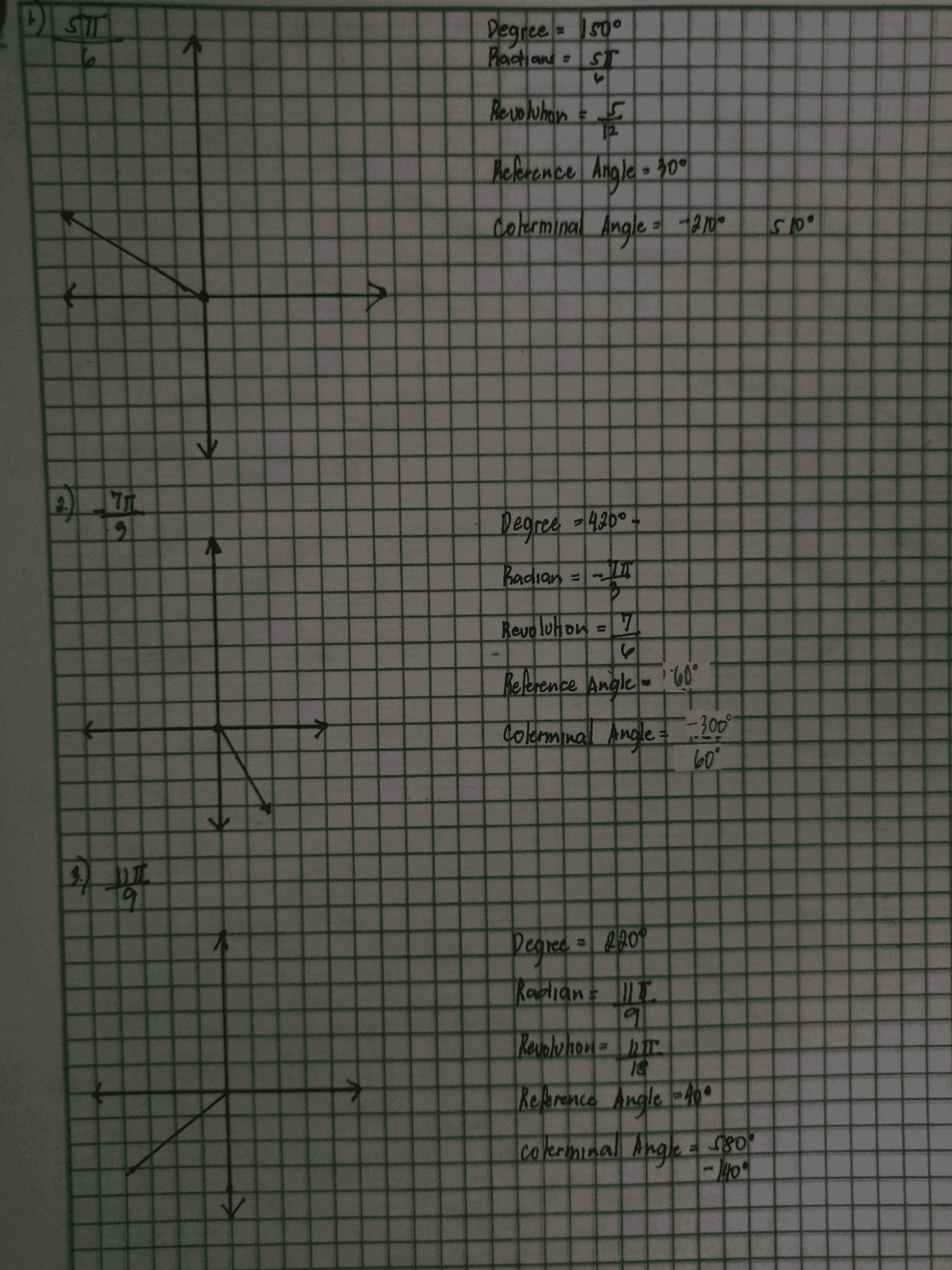 Pre Calculus Trigonometry Docsity