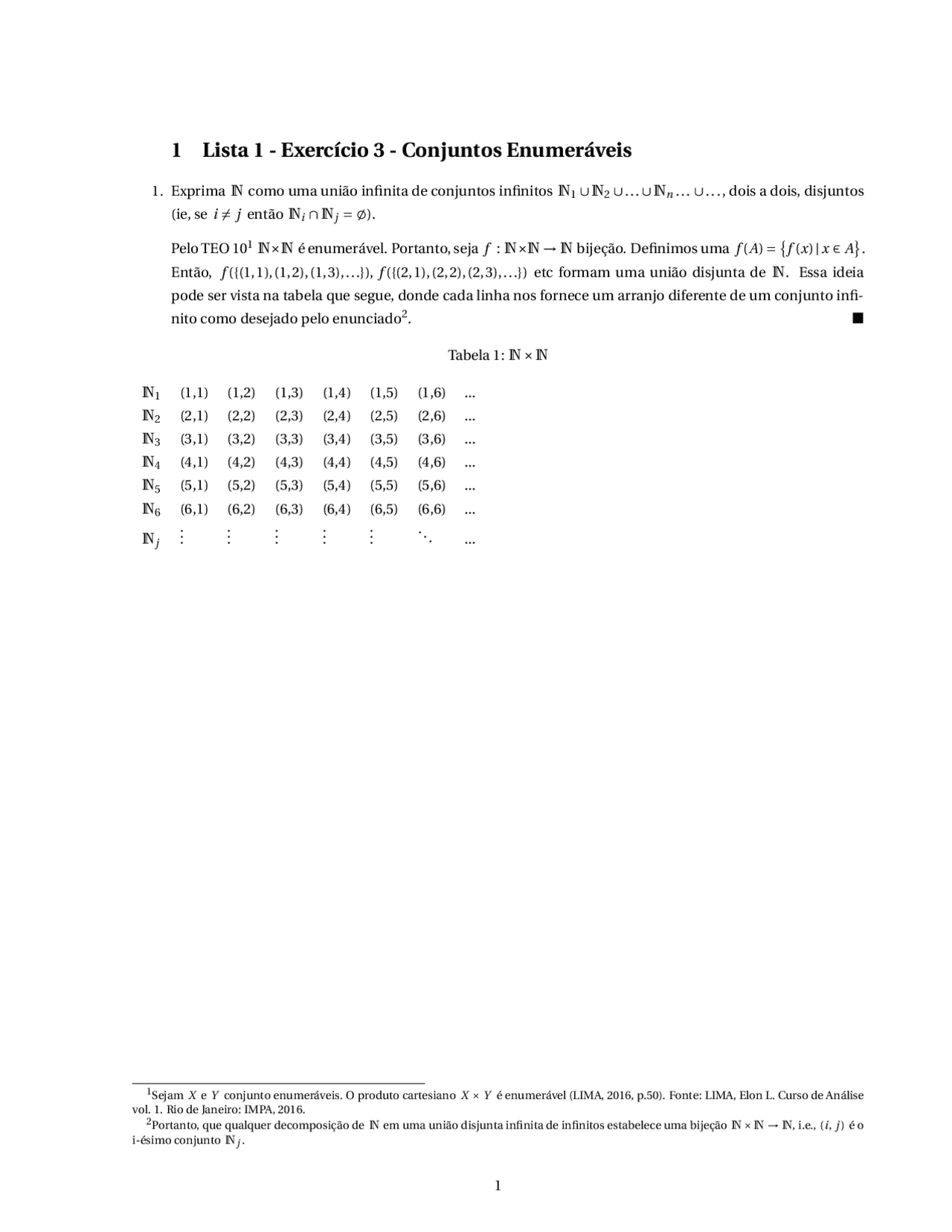 Exercícios De Análise Docsity