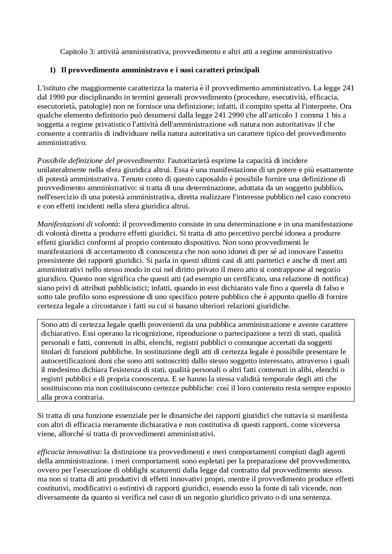 Riassunto Manuale Di Diritto Amministrativo Parte 2 Docsity